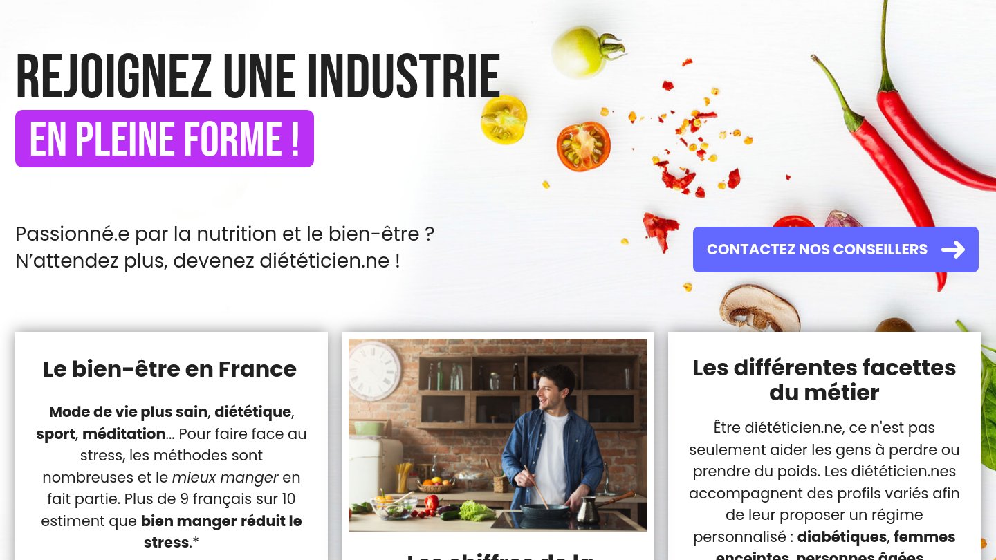 Chapter 1 - BTS DIETETIQUE - EDUCATEL